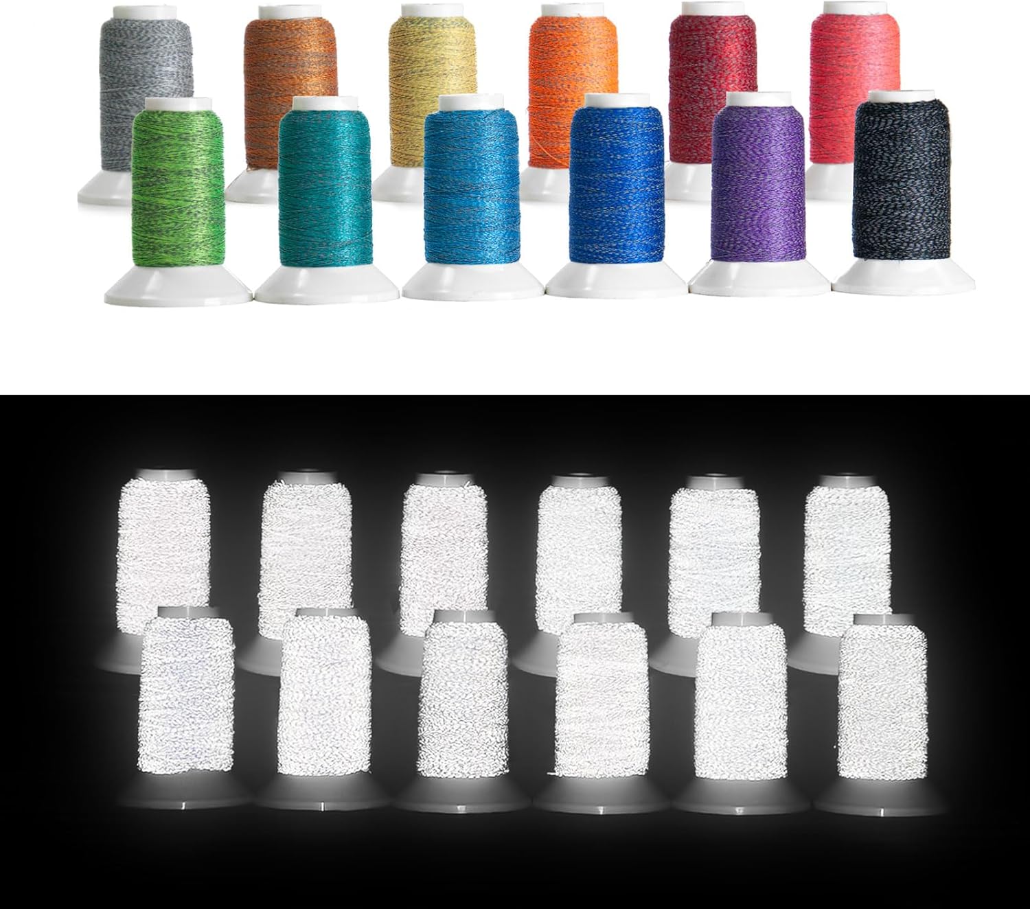 Reflective Embroidery Thread - Premium Quality for Enhanced Visibility ...