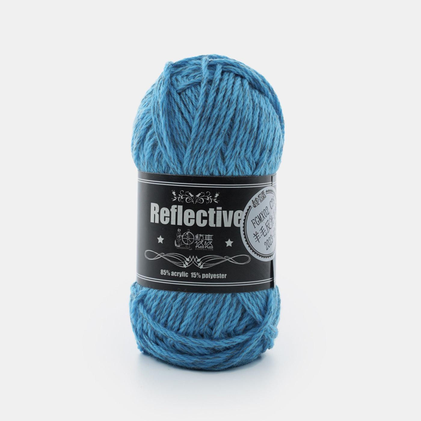 Premium Wool Reflective Yarn Reflective Knitting Yarn
